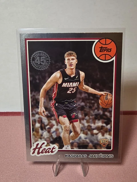 2025-26 TOPPS BASKETBALL NBA Kasparas Jakucionis Rookie 45th ...