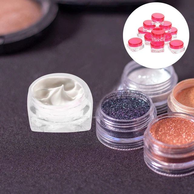 12 PCS HAND Cream Empty Container Small with Lid Sample Jars Lids $17. ...