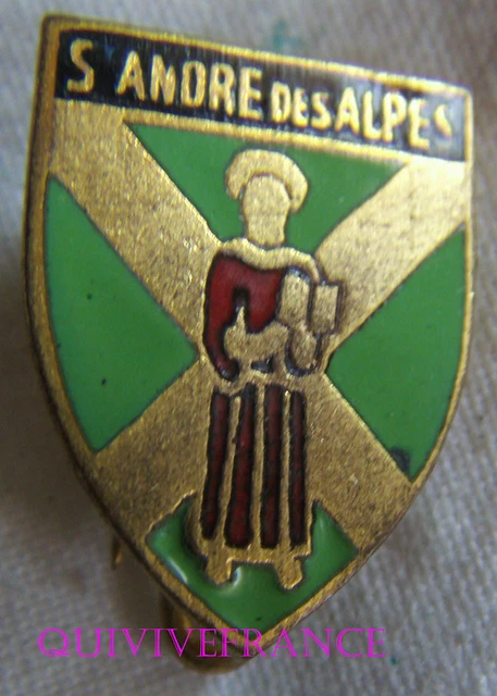 BG7555 - INSIGNE Badge Blason De Saint André Des Alpes EUR 9,99 - PicClick FR