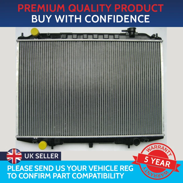 RADIATOR TO FIT Nissan Navara D22 2001 To 2004 King Cab Pickup Manual ...