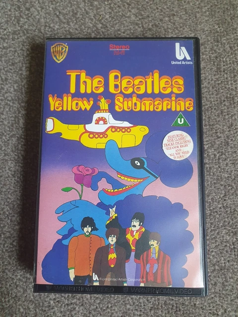 THE BEATLES - Yellow Submarine - Rare 1987 Warner Home Video Big Box ...