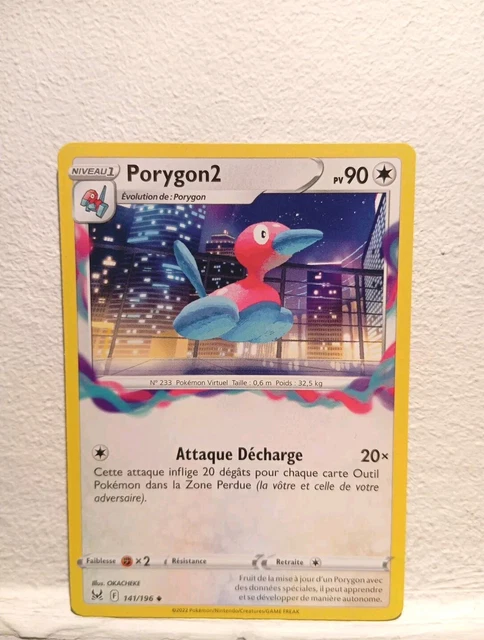 CARTE POKÉMON PORYGON2 141/196 Épée Et Bouclier EUR 1,00 - PicClick FR
