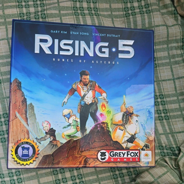 RISING 5: RUNES of Asteros -Grey Fox Games - 2018 Board Game £10.77 ...