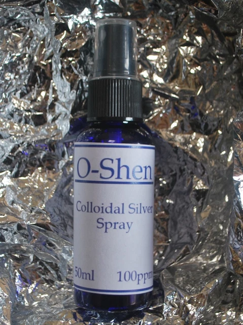 SILVER SPRAY 100PPM, Anti Fungal, Bacterial, Infection, Nano, 285hz ...