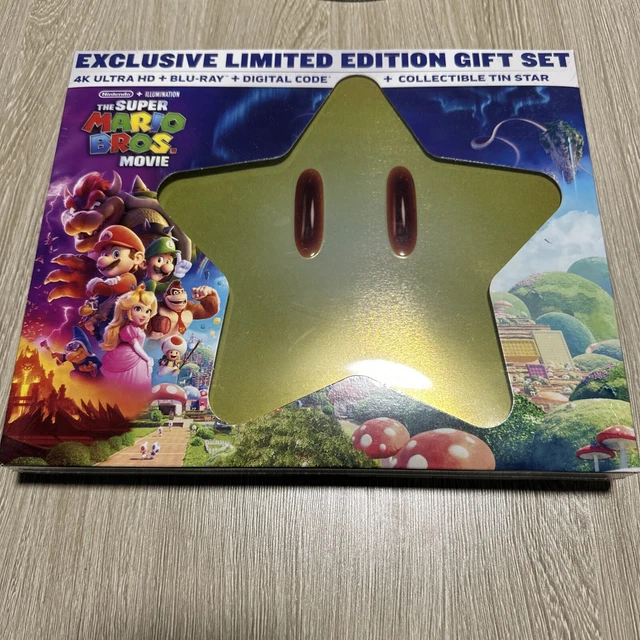 SUPER MARIO BROS Movie 4K Ultra HD Walmart LE Giftset with Collectible ...