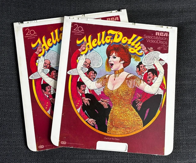 20TH CENTURY FOX Hello Dolly 2 Disc Set CED RCA Selectavision Videodisc ...