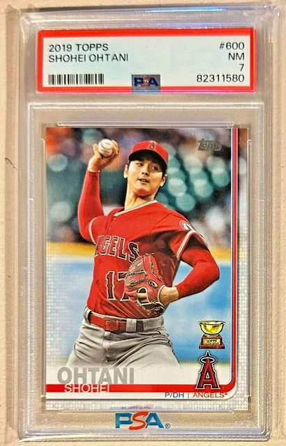 CARTA 2019 TOPPS #600 Shohei Ohtani Topps All-Star ROOKIE Cup PSA 7 ...