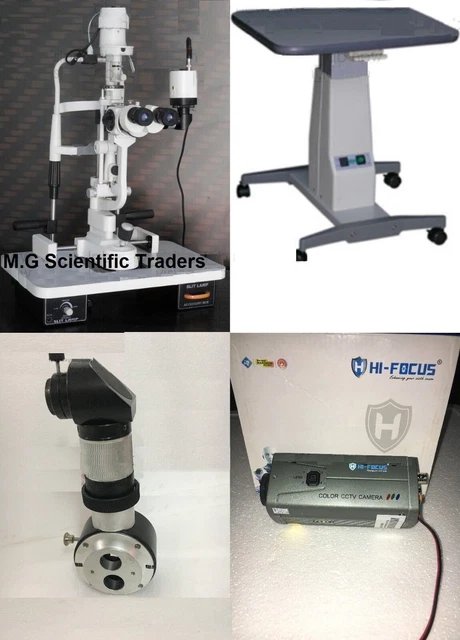 SLIT LAMP HAAG Streit 5 Step,Motorized Table Beam Splitter,C Mount ...