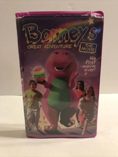 Barneys Great Adventure The Movie Vhs Barney Purple Dinosaur 1998 1005 Picclick Ca
