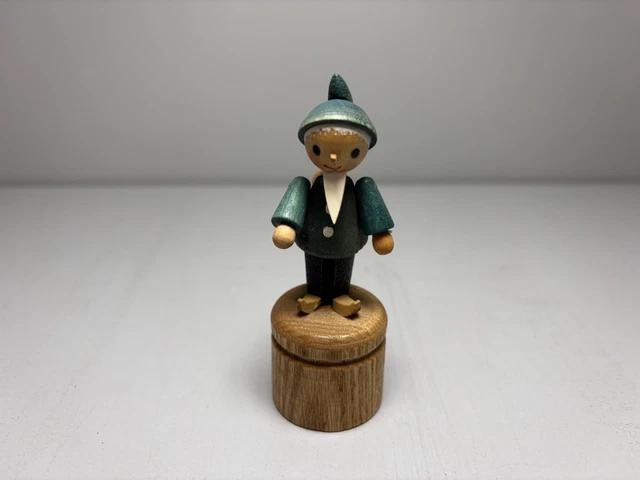 ANTIK SANDMANN HOLZFIGUR DDR Knickfigur 50er 60er Ostalgie Spielzeug ...