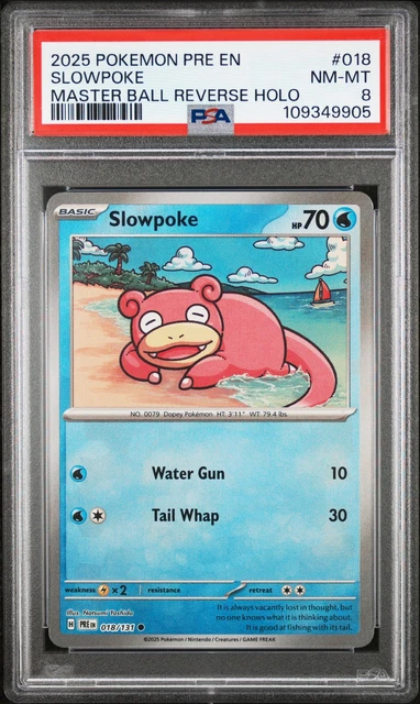 2025 POKEMON PRE En-Prismatic Evolutions Master Ball Reverse Holo ...