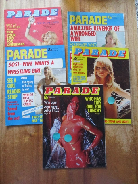 FIVE PARADE MAGAZINES All pictured £5.92 - PicClick UK