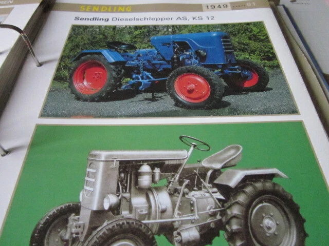 TRAKTOR ARCHIV SENDLING 01 Dieselschlepper AS, KS 12, 1949 EUR 5,00 ...