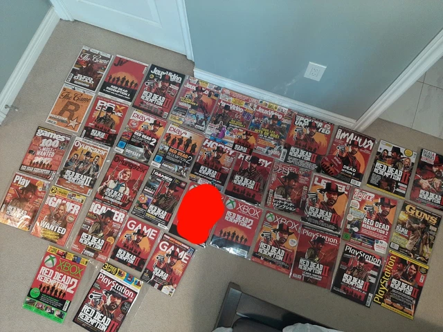 RARE RED DEAD Redemption 2 Magazine (37) Lot Worldwide Rockstar Games ...