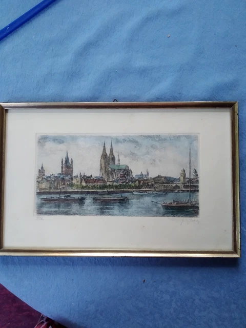 RADIERUNG KOLORIERT GÖRLITZ Friedrich EUR 55,00 - PicClick DE