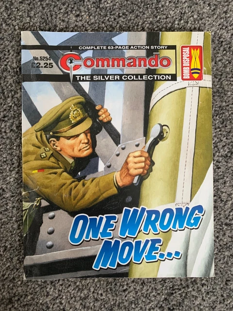 COMMANDO THE SILVER Collection Mini Comic N*5254 - One Wrong Move... £ ...
