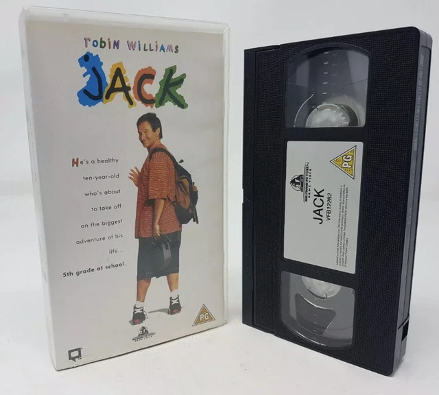 JACK - ROBIN Williams - PAL VHS Video Tape Kids Comedy £5.99 - PicClick UK