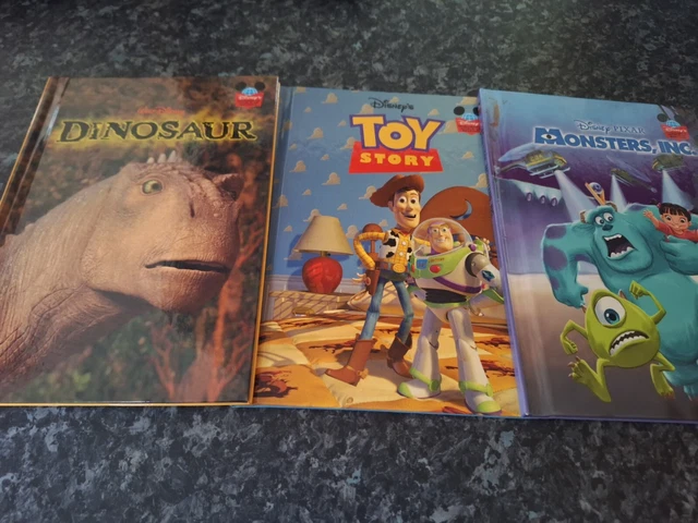 DISNEY BOOK BUNDLE: Dinosaur/Toy Story/Monsters Inc. £12.15 - PicClick UK