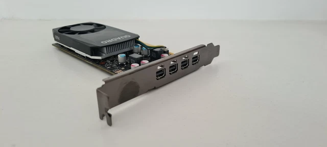 NVIDIA QUADRO P600 2GB GDDR5 Quad 4x Mini Display Ports PCI-e Graphics ...