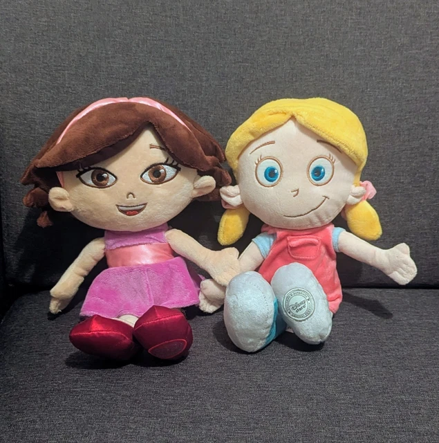 RARE DISNEY STORE Little Einstein's JUNE & ANNIE Plush Soft Toy Bundle ...