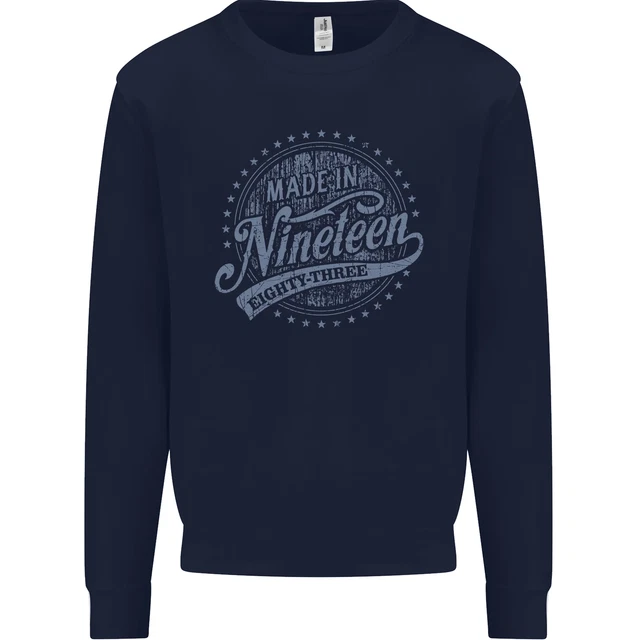 DÉLAVÉ 41ST ANNIVERSAIRE Fabriqué En 1983 Hommes Pull EUR 25,39 ... DÉLAVÉ 41ST ANNIVERSAIRE Fabriqué En 1983 Hommes Pull EUR 25,39 ...