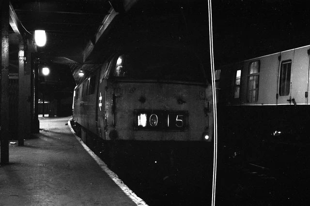 35MM JOHN VAUGHAN Negative . BR Class 52 Diesel D1015 'WESTERN CHAMPION ...