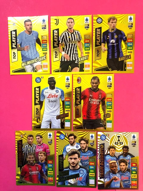 PANINI ADRENALYN CALCIATORI 2023 2024 Set 5 Top Player + 468 + 469 ...
