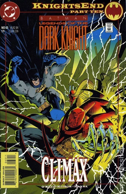 BATMAN LEGENDS OF the Dark Knight #63 FN 1994 image stock EUR 2,91 ...