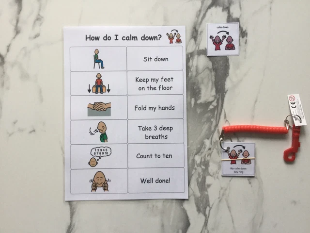 PECS/BOARDMAKER CALM DOWN Value Pack pour autisme/TSA/TDAH/SEN ...