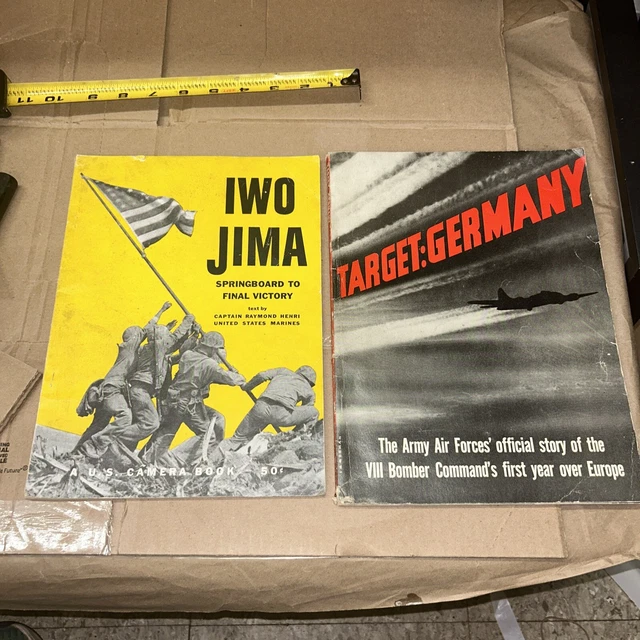 VINTAGE WW2 BOOKS Iwo Jima ,Springboard to Final Victory & Target ...
