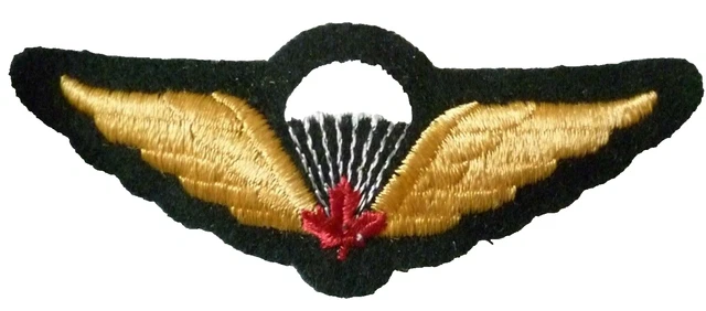 CANADIAN AIRBORNE PARATROOPERS Wing Patch Badge Padded Embroidered ...