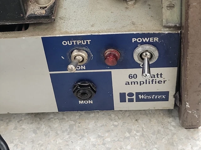 VINTAGE RARE WESTREX 2331A 60 Watt Cinema Valve Amplifier/ Microphone ...