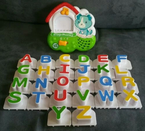 LEAP FROG FRIDGE Phonics Scout Dog Magnetic Letters ABC Alphabet Set ...