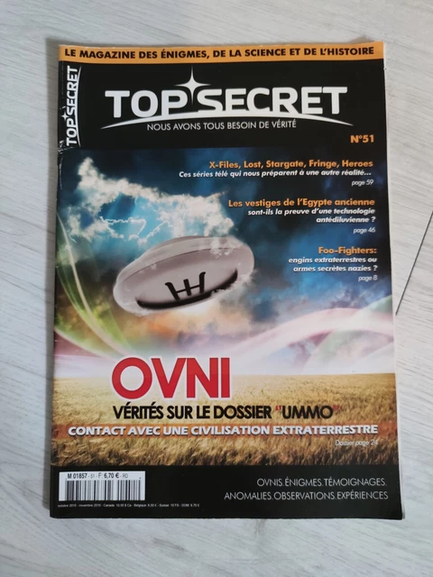 MAGAZINE TOP SECRET : OVNI, le dossier UMMO - Foo-Fighters - Anomalie ...