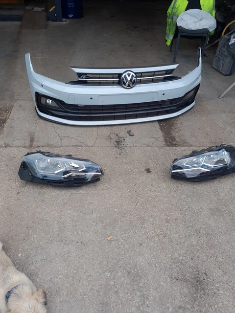 VW POLO FRONT Bumper And Headlights £669.72 - PicClick UK