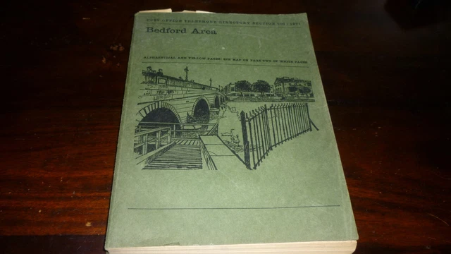 POST OFFICE TELECOMMUNICATIONS Bedford Area , Phone Book 1974 £4.99 ...