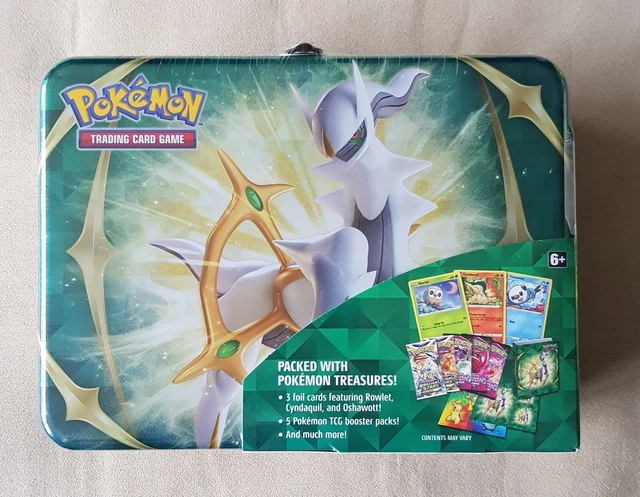 POKEMON TCG: ARCEUS Collectors Treasure Chest Tin Spring 2022 - Factory ...