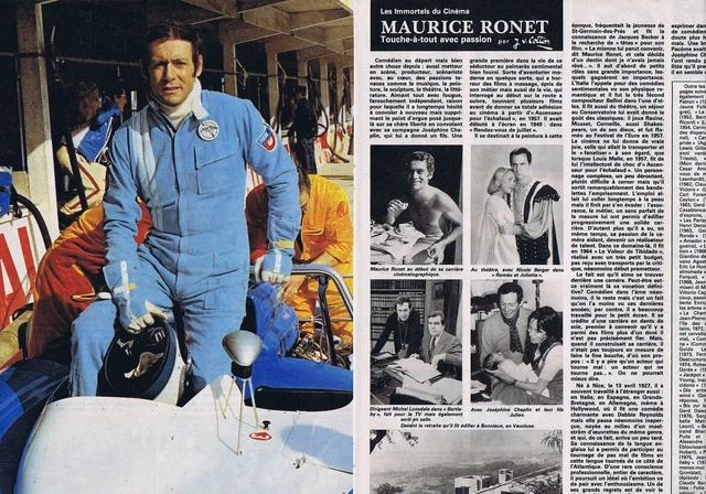 COUPURE DE PRESSE Clipping 1981 Maurice Ronet (4 pages) EUR 5,00 - PicClick FR