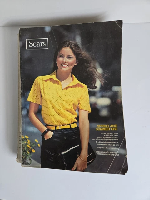 SEARS CATALOG Catalogue Vintage Spring Summer 1980 $19.99 - PicClick CA
