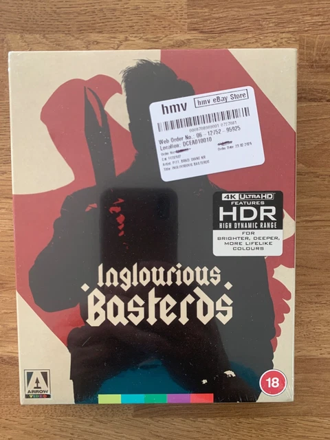 INGLORIOUS BASTERDS 4K limited edition ULTRA HD Blu Ray sealed UHD UK ...