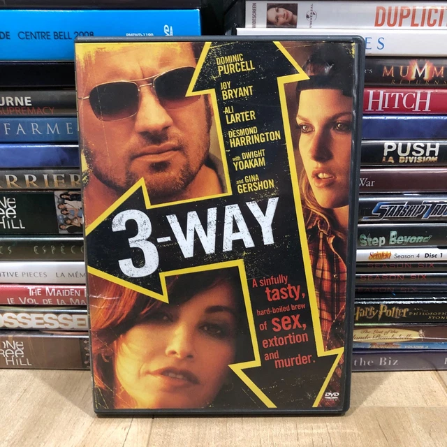 3-WAY DVD GINA Gershon Dominic Purcell Joy Bryant Ali Larter Dwight ...