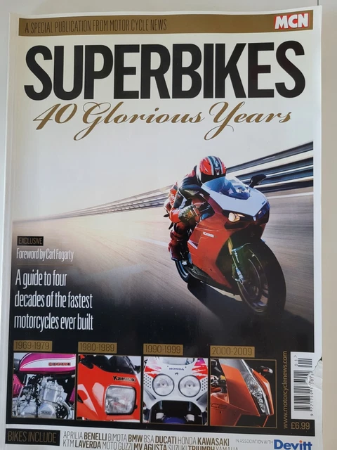 SUPERBIKES 40 GLORIOUS Years A Special Edition By Mcn £11.99 - PicClick UK