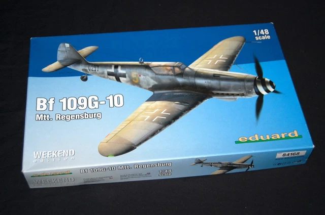 EDUARD 1/48 SCALE Messerschmitt Bf 109 G-10 Regensburg Model Kit ...