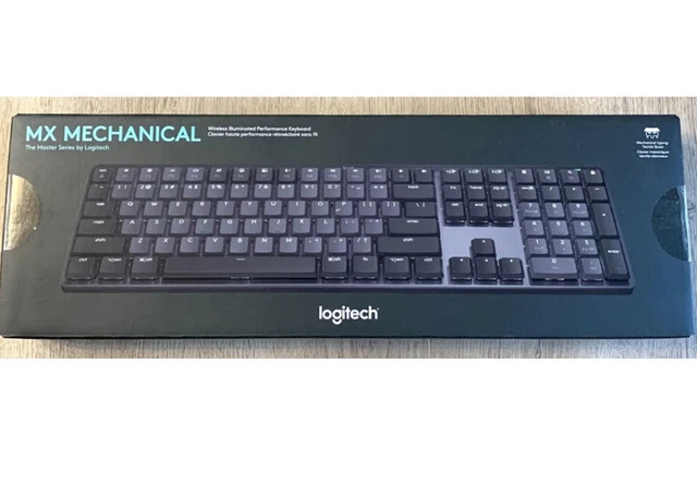 LOGITECH MX MECHANICAL Wireless Tactile Switch Keyboard -Black- NEW IN ...