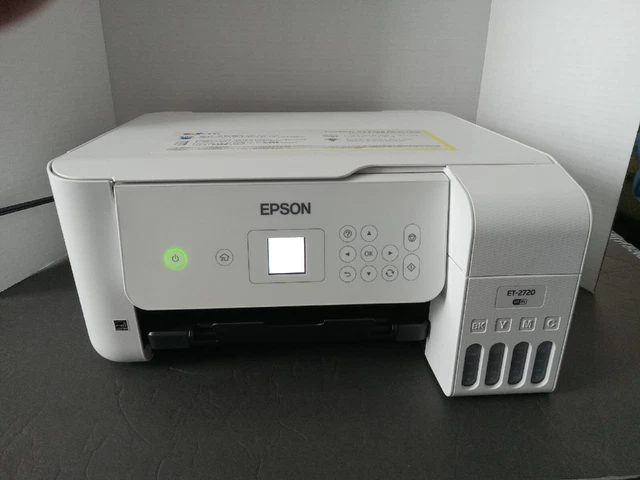 EPSON ECOTANK ET-2720 Supertank Color Inkjet All-in-One Printer - White ...