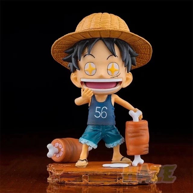 ANIME ONE PIECE Star Eye Eat Meat Luffy Figure Model Toy PVC No Box ...