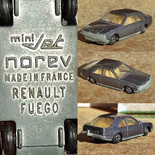 1/64 NOREV RENAULT Fuego Made In France Mini Jet Voiture Miniature ...