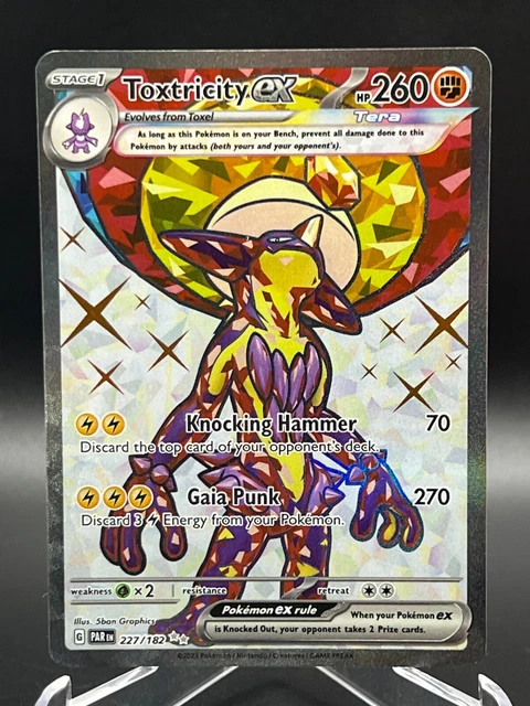 POKEMON CARD TOXTRICITY EX 227/182 Paradox Rift PAR Ultra Rare $8.50 ...