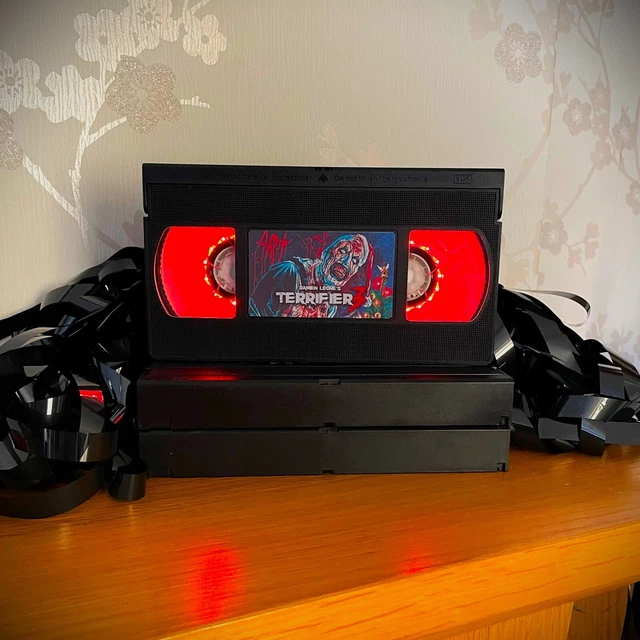 RETRO VHS LAMP, Terrifier 3, Horror Movie, Art The Clown, Night Light ...