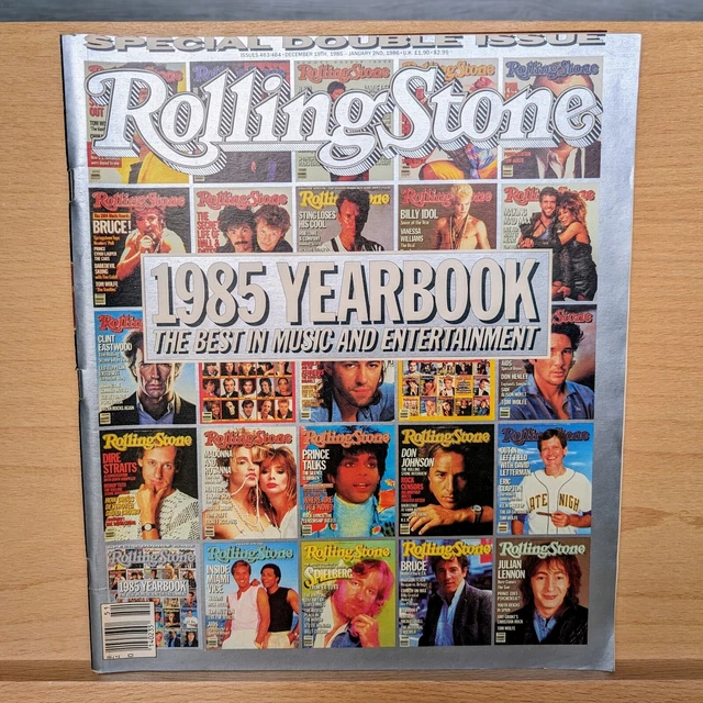 Rolling Stone Magazine Issue 463464 December 19 1985 Yearbook Double
